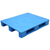 China Storage Solution Heavy-Duty Hygienic Flat Plastic Pallet with Steel Reinforcement for sale