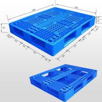 China Antislip HUADING 1100*1100mm Open Decks Plastic Pallet for Warehouse Storage 4-Way Entry Type for sale