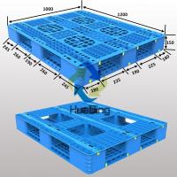 China Antislip HUADING 1100*1100mm Open Decks Plastic Pallet for Warehouse Storage 4-Way Entry Type for sale