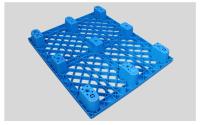 China Other Nestable Distribution Light Duty Single Black Recycled Disposable Plastic Pallet for sale