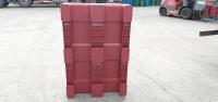China 1200*800*150mm HDPE 4 Way Entry Type Plastic Pallet with Heavy Duty Double Faced Style for sale