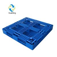 China Recyclable Plastic Pallet in Blue Black Grey and Other Colours with 1Ton Dynamic Load for sale