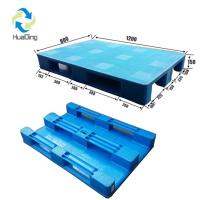 China HUADING Single Face Closed Deck Plastic Pallet Industrial Packaging for 4-Way Entry for sale