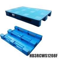 China HUADING Single Face Closed Deck Plastic Pallet Industrial Packaging for 4-Way Entry for sale