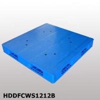 China Blue HUADING 1200*1200 Double Closed Deck Plastic Pallet with 100% Virgin HDPE Material for sale
