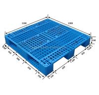 China Eco-friendly Pallet HUADING HDPE Heavy Duty Reinforced Racking Plastic Pallet for sale