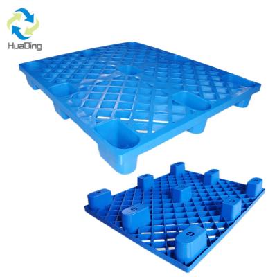 China 4-Way Entry Euro Type Single Faced Plastic Pallet without Recycling for One Way for sale