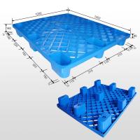 China 4-Way Entry Euro Type Single Faced Plastic Pallet without Recycling for One Way for sale