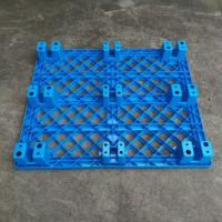 China 4-Way Entry Euro Type Single Faced Plastic Pallet without Recycling for One Way for sale