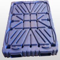 China HUADING Single-Faced Euro Pallet Blow Molding Plastic 4-Way Entry Type Dynamic Load 1.5T for sale