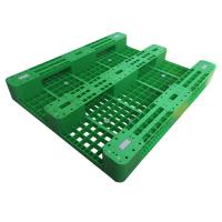 China Made 4-Way Entry Heavy Duty Forklift Plastic Pallet L1200*W1000*H150 mm Dynamic Load 2T for sale