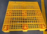 China Made 4-Way Entry Heavy Duty Forklift Plastic Pallet L1200*W1000*H150 mm Dynamic Load 2T for sale