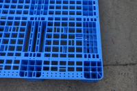 China Blue Warehouse Storage Euro Pallet HUADING 1210 PP or HDPE Pallet for Industry Rack for sale