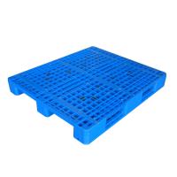 China HUADING HDPE Single Face Perforated Plastic Pallet for Warehouse Racking 6T Static Load for sale