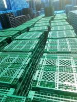 China HUADING HDPE Single Face Perforated Plastic Pallet for Warehouse Racking 6T Static Load for sale