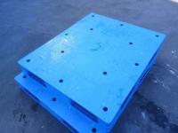 China Industry Pallet HUADING 1200*1000mm Custom Plastic Pallet with Cover for sale