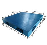 China 1200*1000*150 mm Custom Plastic Pallet with Cover Racking System 1T Storage Solution for sale