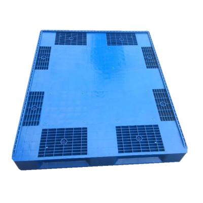 China Customized 1200*1000 4 Way Entry Plastic Pallet for Beer Bottles and Juice Static Load 6T for sale