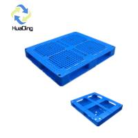 China Dependable HUADING HDPE Grid Shape Heavy Duty Plastic Pallet with Antislip Feature for sale