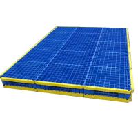 China Antislip HUADING Double-Face Grid Plastic Pallet for Warehouse Storage 4-Way Entry Type for sale