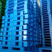 China 1200*1000 Plastic Pallets for Racking System 1.5T Load Capacity HUADING Anti-Slip for sale