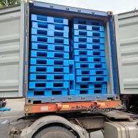 China 1200*1000 Plastic Pallets for Racking System 1.5T Load Capacity HUADING Anti-Slip for sale