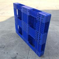 China HUADING Hygienic Food Grade Cold Storage 3 Skids Plastic Pallet with Antislip Feature for sale