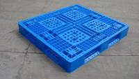 China Stacking 6 Runners Plastic Pallet 1200x1100x150 mm for Cold Storage in Industry for sale