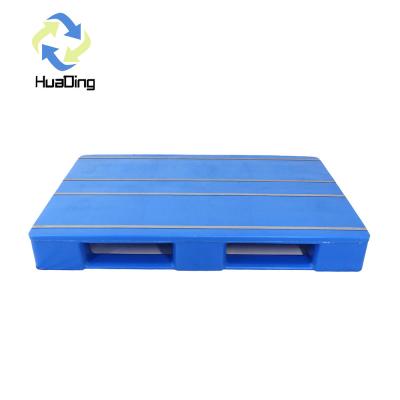 China 1200*1000*150mm Static Load 6 T HUADING Euro Health Medicine Single Face Plastic Pallet for sale