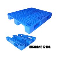 China Reusable Heavy Duty Plastic Pallet for Warehouse Storage Static Load 4T Rack Load 0.5T for sale