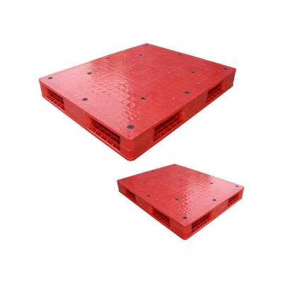 China HUADING 1200*1000 Euro Heavy Duty Double Face Plastic Pallet with Sides Entry Type 4-Way for sale