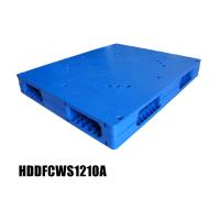 China HUADING 1200*1000 Euro Heavy Duty Double Face Plastic Pallet with Sides Entry Type 4-Way for sale
