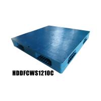 China HUADING 1200*1000 Euro Heavy Duty Double Face Plastic Pallet with Sides Entry Type 4-Way for sale