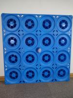 China HUADING Heavy Duty Shipping Transport Warehouse Plastic Pallet for 19.8L 16pcs Buckets for sale