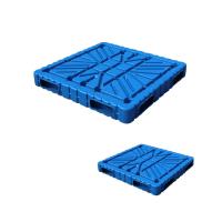 China HDPE Material HUADING 48*48 Industrial Blowing Moulding Plastic Storage Pallets for sale
