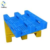 China Virgin/Regrind HDPE 1200*1000*150 mm Pallets HUADING 4-way Single Faced Small Feet Plastic for sale
