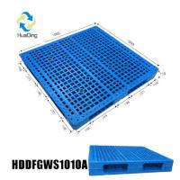 China HDPE Plastic Pallet HUADING Euro Pallet Size 1T Rackable Load 4-Way Entry Type Online for sale