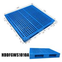 China HDPE Plastic Pallet HUADING Euro Pallet Size 1T Rackable Load 4-Way Entry Type Online for sale