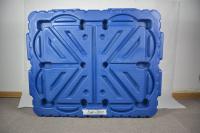 China HUADING 21.5kg Heavy Duty Euro Blow Molding Plastic Pallet for Dynamic Load 1.5T Shipping for sale