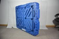 China HUADING 21.5kg Heavy Duty Euro Blow Molding Plastic Pallet for Dynamic Load 1.5T Shipping for sale
