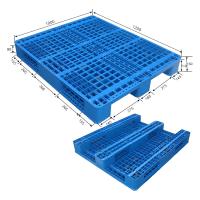 China HUADING 1200*1000 Heavy Duty Steel Reinforced Euro HDPE Plastic Pallet for Industrial for sale