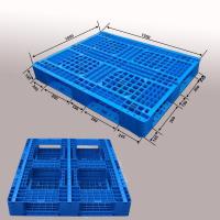 China 1200*1000 Full Perimeter Heavy Duty Stackable Plastic Pallets HUADING and 1T Capacity for sale