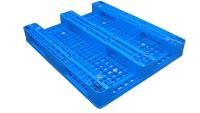 China Dynamic Load 1.5T Plastic Pallets for Block Making Single Faced Construction for sale