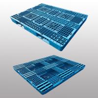 China Reusable HDPE Plastic Pallet With 4-Way Entry For Industrial Transport Performance for sale