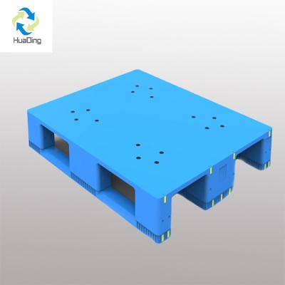 China Custom Blue Hard Plastic Pallet with Labeling Options and 6T Static Load by HUADING for sale