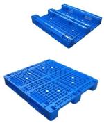 China 4-Way Entry Type Steel Tube Reinforced Heavy Duty Plastic Pallet for Euro Pallet for sale