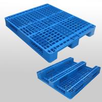 China 4-Way Entry Type Steel Tube Reinforced Heavy Duty Plastic Pallet for Euro Pallet for sale