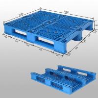 China Affordable HUADING Forklift Storage Plastic Pallets 4-Way Entry Style Single Faced for sale