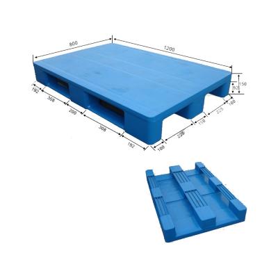 China HUADING Smooth Solid Anti-Strip Plastic Pallet for Food Industry L1200*W1000*H150 mm for sale