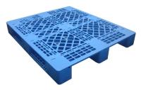 China Durable HDPE 1300*1100 Large Single Face Plastic Pallet for Heavy Load Transportation for sale